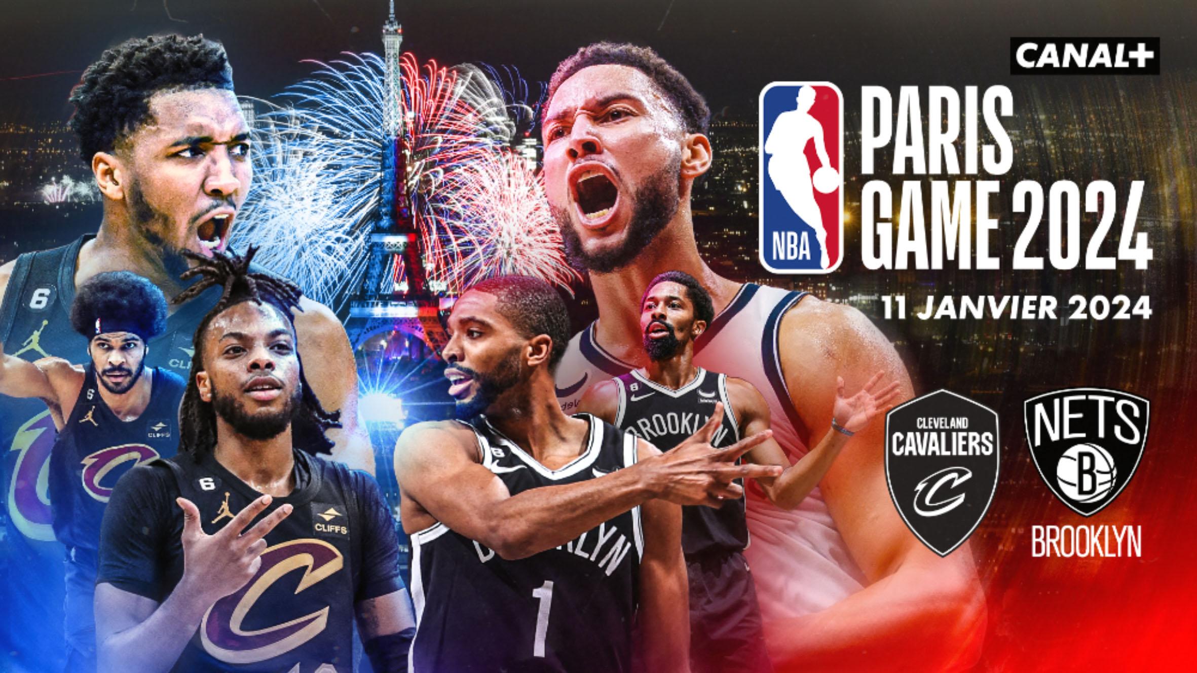 NBA PARIS GAME 2024 : pack de communication, dates de diffusion ...